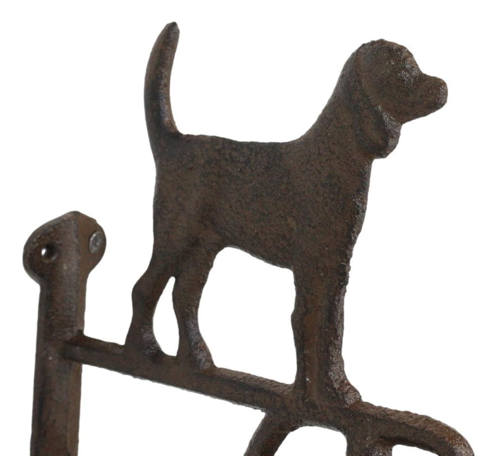Cast Iron Rustic Vintage Western Puppy Dog Door Wall Dinner Yard Farm ...