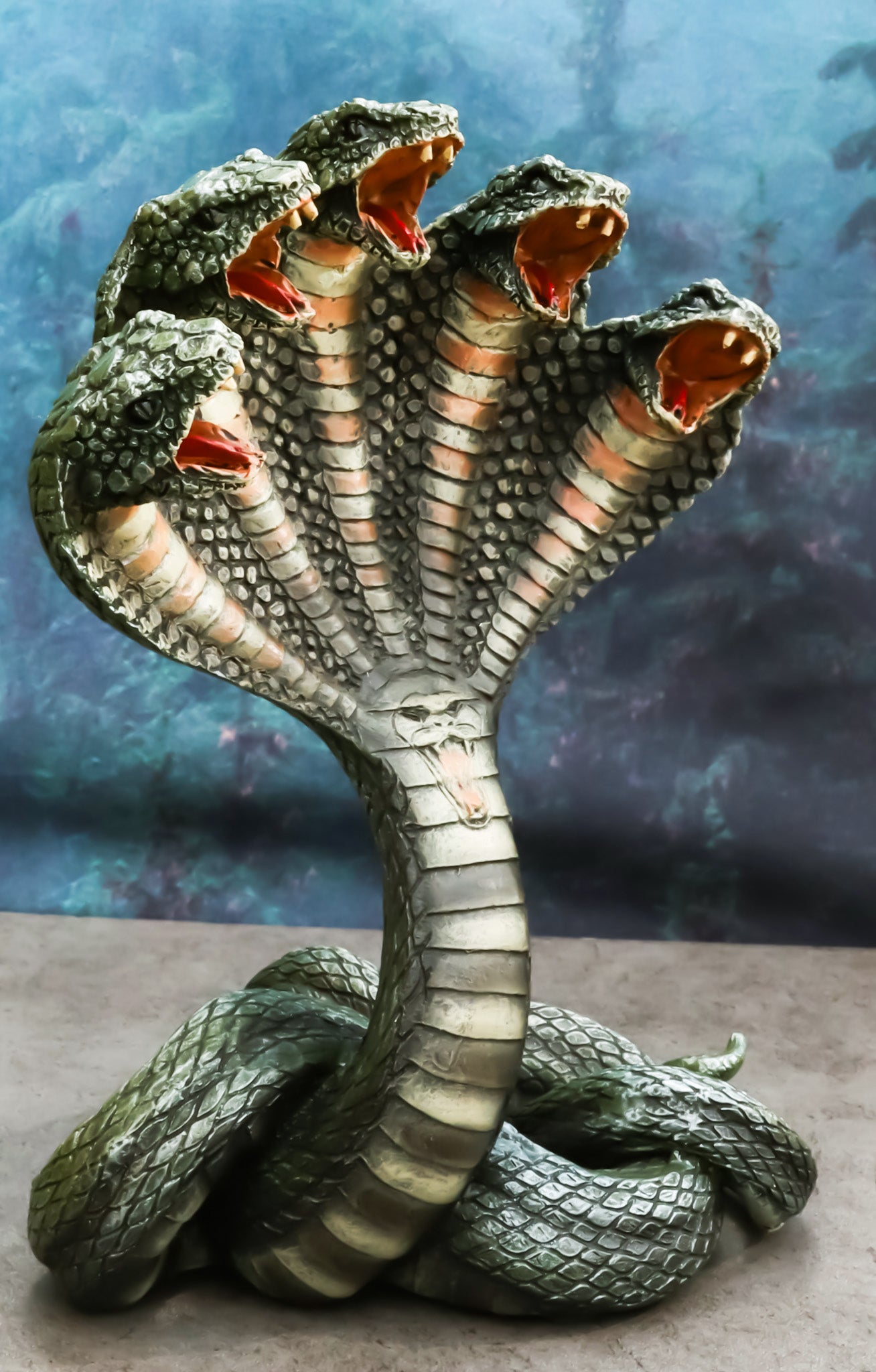 Hindu Primordial Multi Headed Shesha Snake Demigod Nagaraja Of Vishnu ...