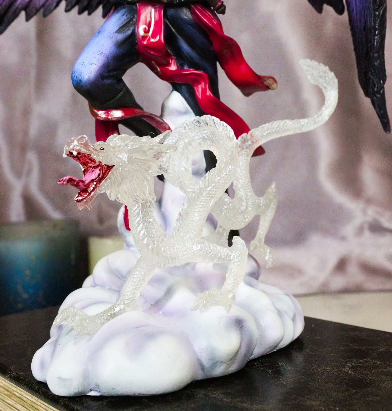 Air Elemental Magic Wizard Sorcerer Bending The Clouds W/ Acrylic Drag ...