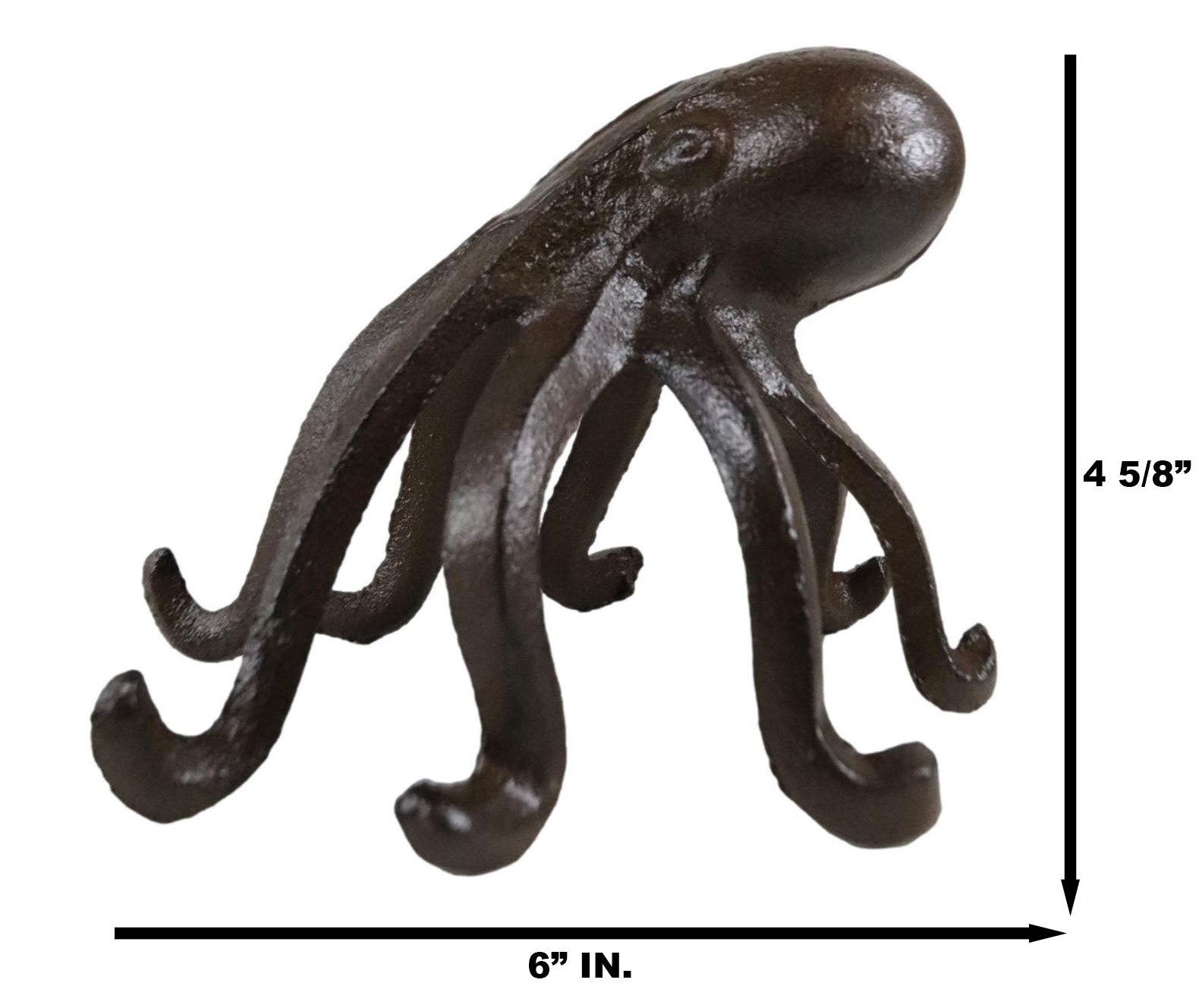 Cast Iron Nautical Giant Sea Octopus Standing Decorative Paperweight F ...
