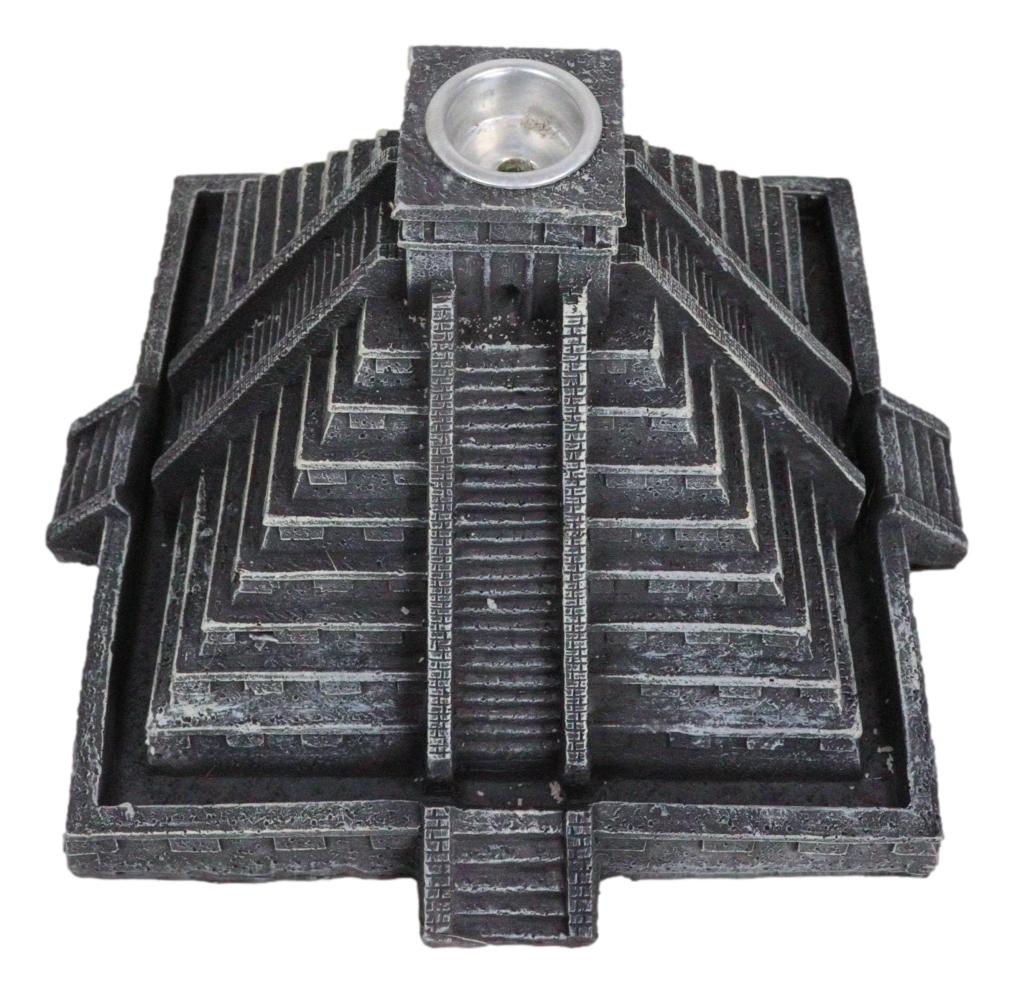 Temple of Kukulcan Mesoamerican Aztec Step Pyramid Backflow Incense Co ...
