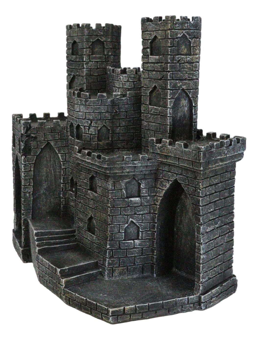Medieval Castle Fortress Display Stand And 12 Mini Crusader Knights Fi ...