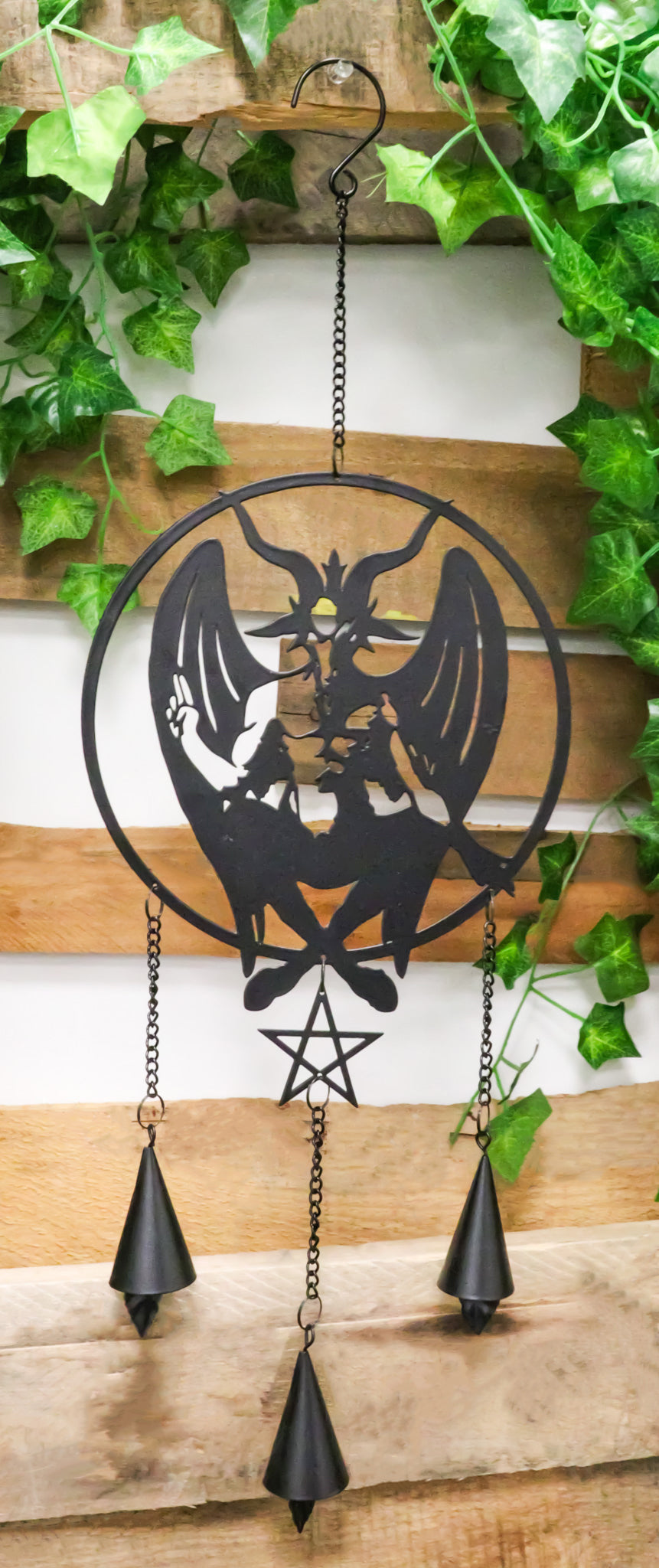 Macabre Wicca Sabbatic Goat Baphomet Pentagram Wall Hanging Decoration ...