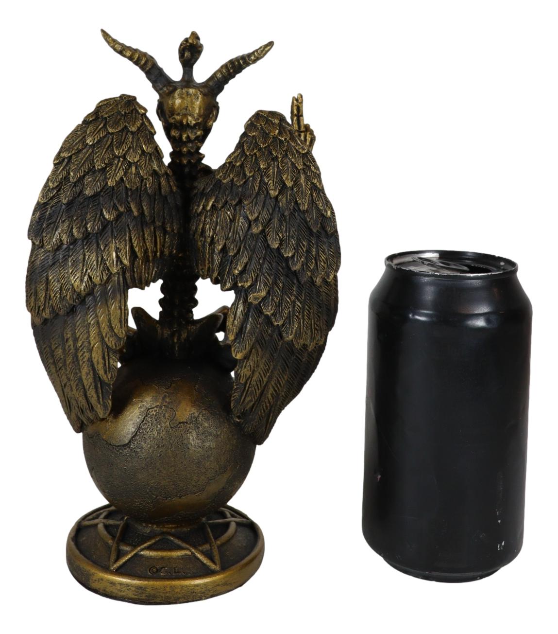Eliphaz Levi Winged Sabbatic Goat Baphomet Skeleton Bone Creature Figu ...