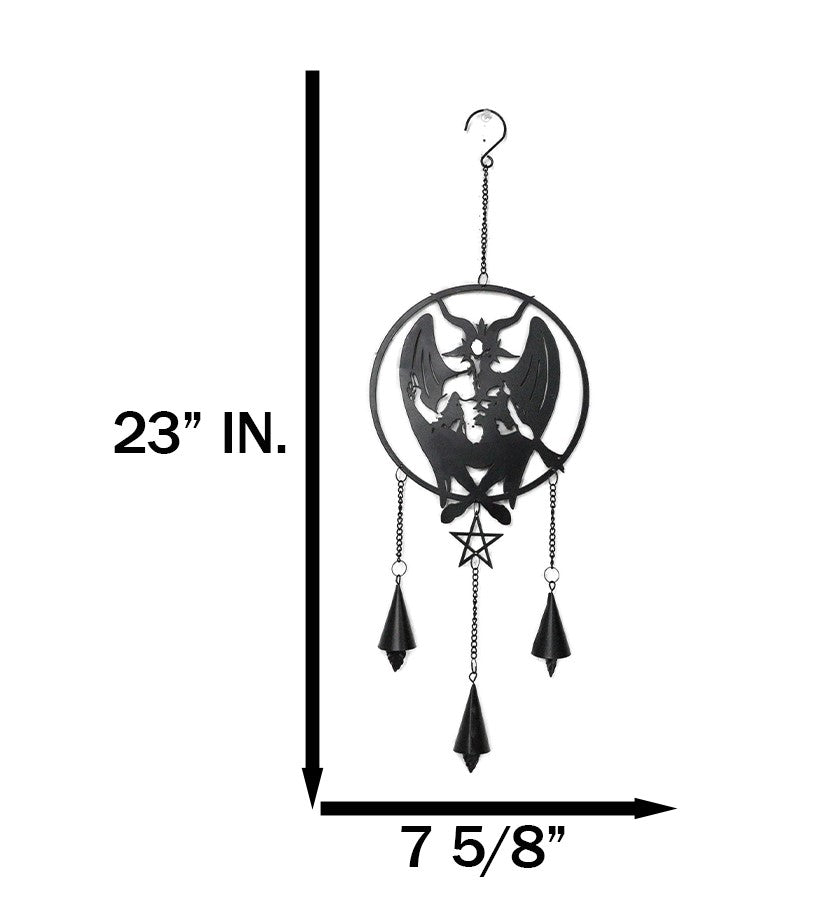 Macabre Wicca Sabbatic Goat Baphomet Pentagram Wall Hanging Decoration ...