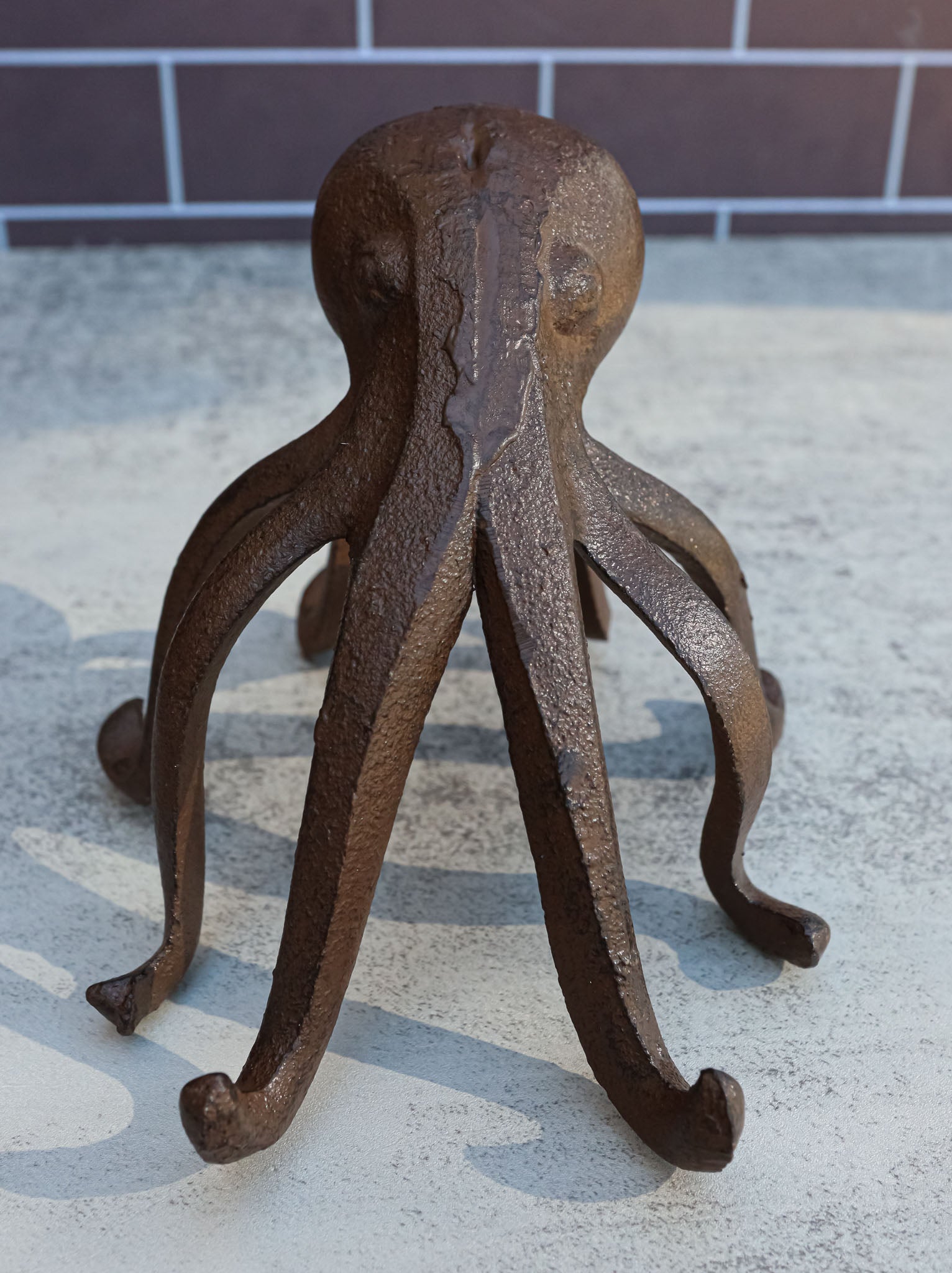 Cast Iron Nautical Giant Sea Octopus Standing Decorative Paperweight F ...