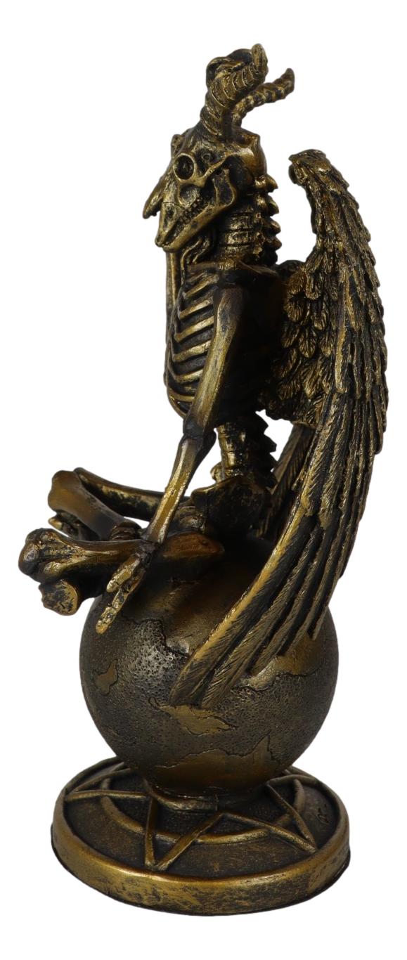 Eliphaz Levi Winged Sabbatic Goat Baphomet Skeleton Bone Creature Figu ...