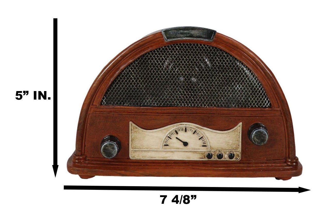 Novelty Vintage Retro Arc Shaped Radio Player Money Coin Savings Piggy ...