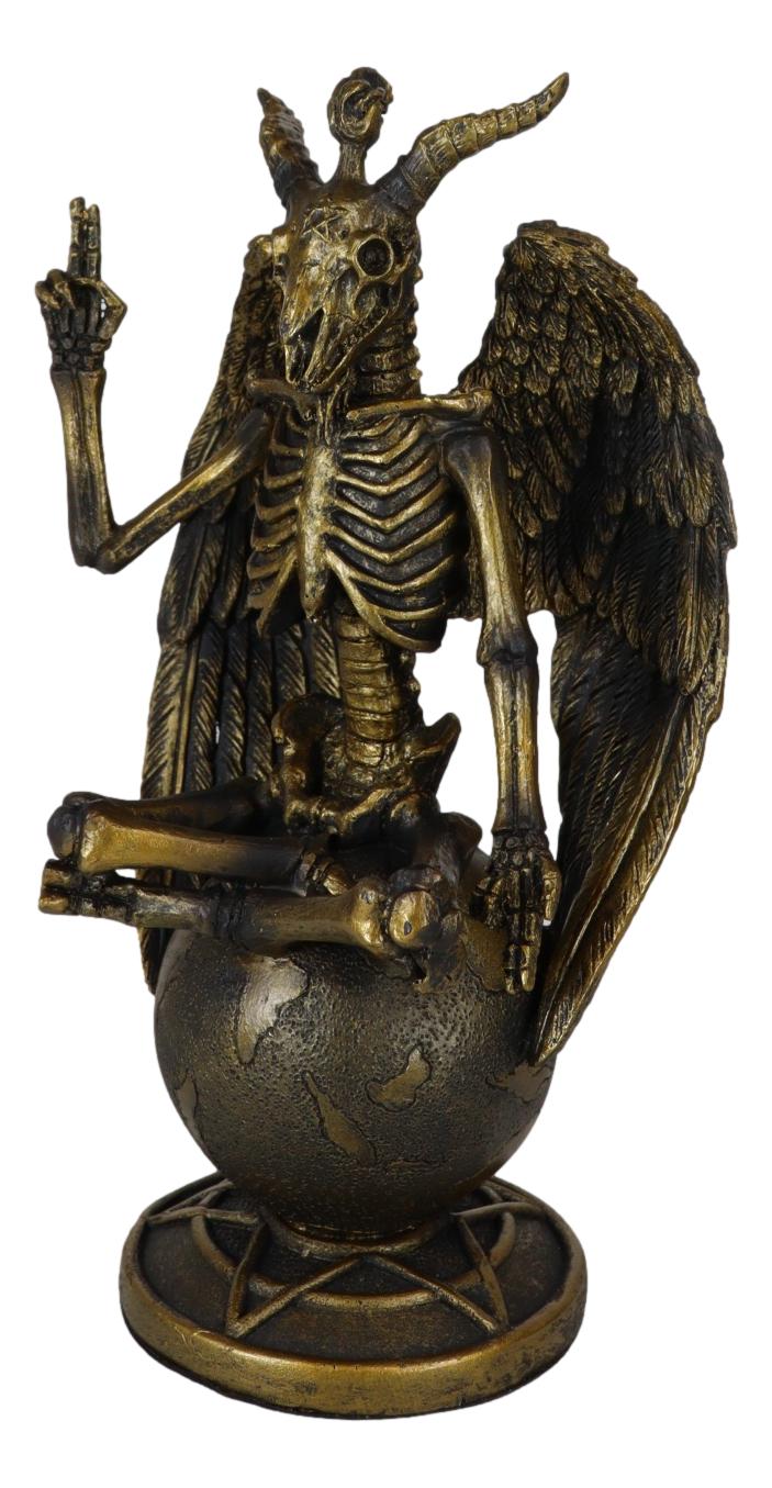 Eliphaz Levi Winged Sabbatic Goat Baphomet Skeleton Bone Creature Figu ...