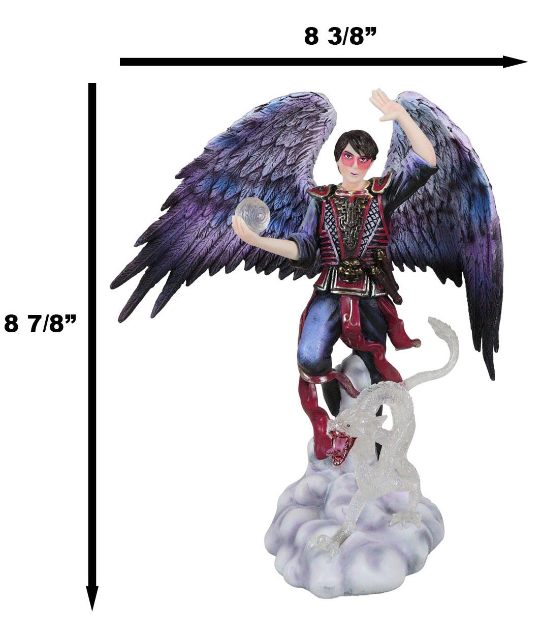 Air Elemental Magic Wizard Sorcerer Bending The Clouds W/ Acrylic Drag ...