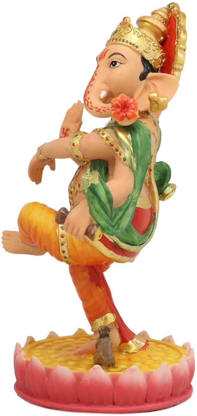 Ebros Hindu Supreme God Dancing Avatar Nritya Ganesha in Yoga Pose Sta ...