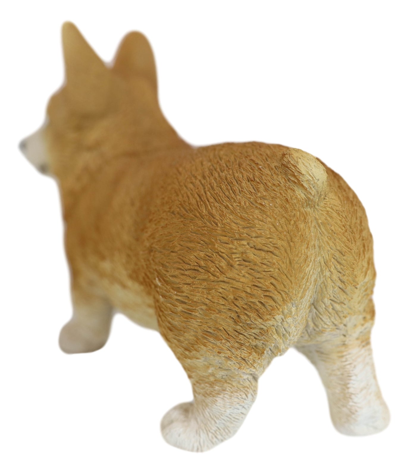 Lifelike Realistic Pembroke Welsh Corgi Puppy Dog Figurine With Glass ...