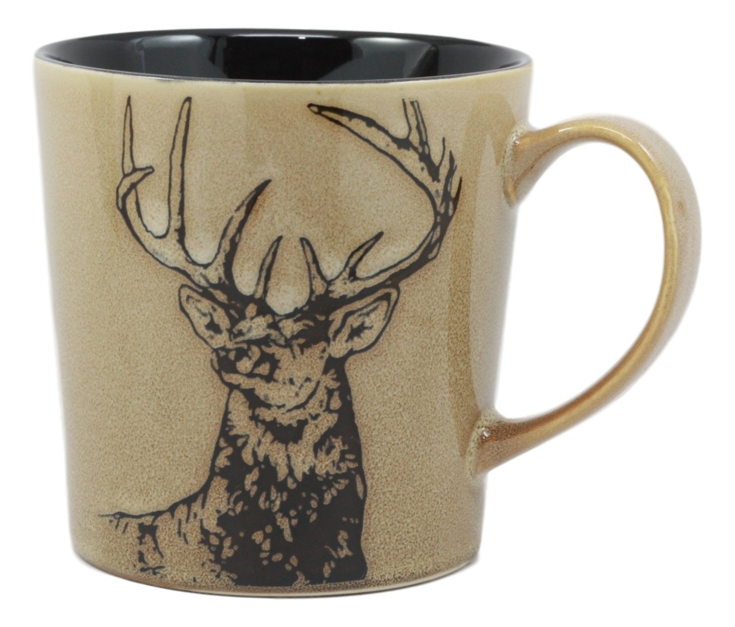 Ebros The Emperor Mule Deer Mug Glazed Stoneware Ceramic Coffee Cup Wi ...