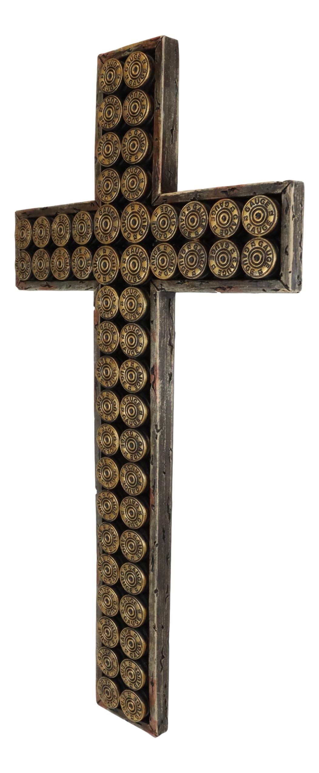 Rustic Western 12 Gauge Shotgun Bullet Shell Casings In Crate Decor Wa ...