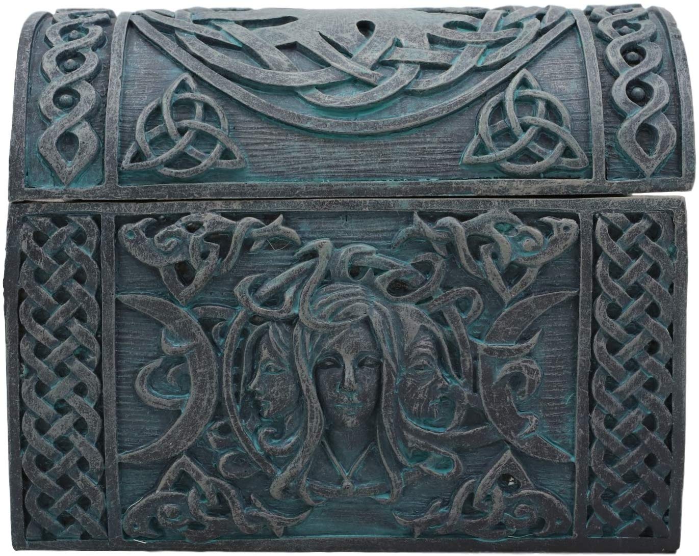 Ebros Celtic Triple Goddess Mother Maiden Crone Decorative Jewelry Box ...