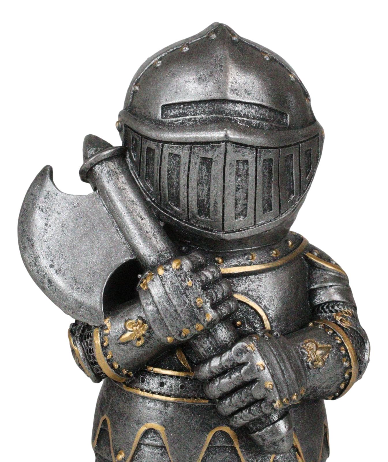 Ebros Dwarf Axeman Medieval Knight of The Cross Templar Crusader Figur ...