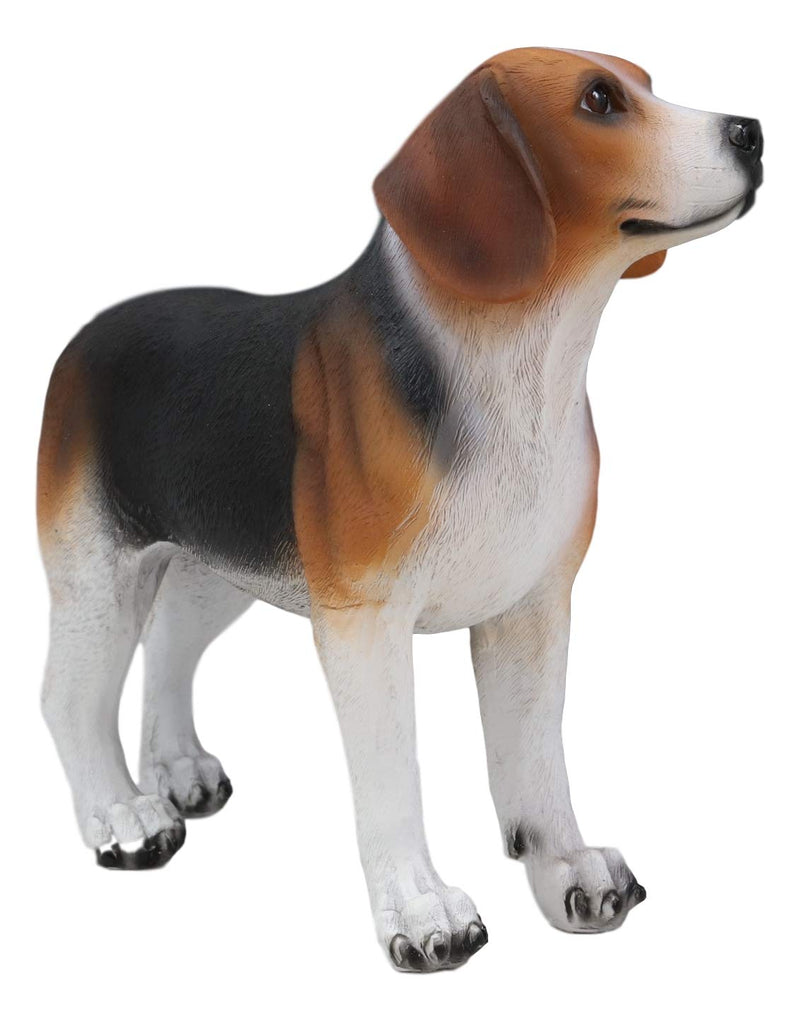 Ebros Realistic Adorable Tri Color Beagle Dog Figurine 7.75" Long Beag ...