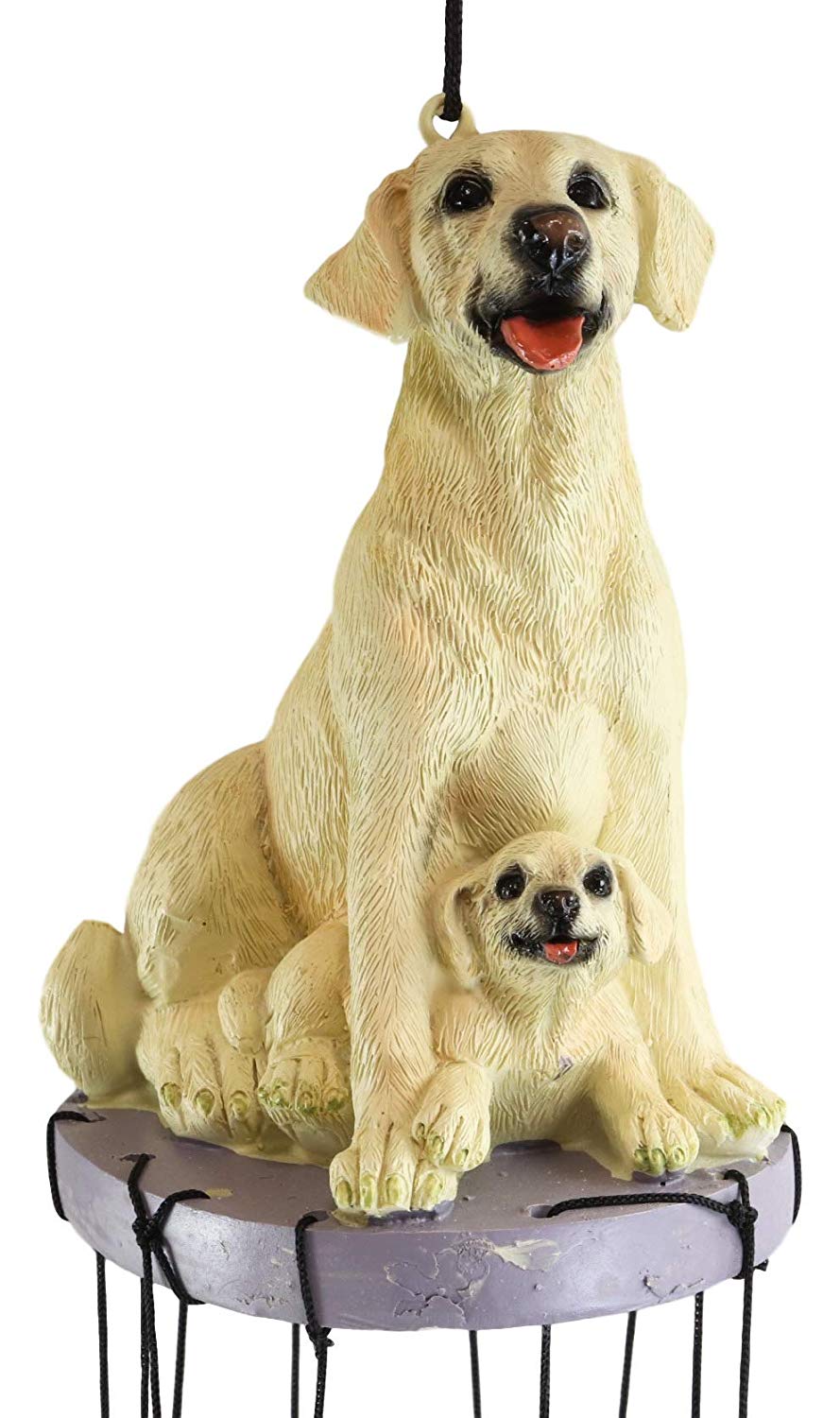 Pedigree Dogs Golden Retriever Dog With Puppy Figurine Top Resonant Wi ...
