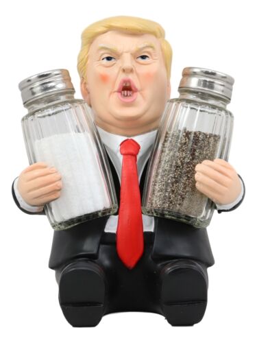 Ebros Make Flavor Great Again US President Trump Salt & Pepper Shakers ...