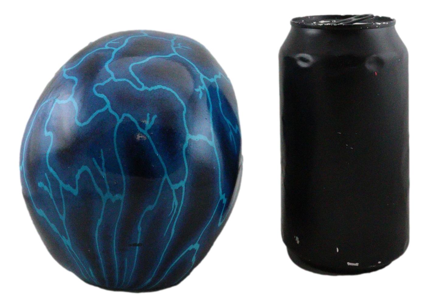 Zeus Lightning Bolt Thunder Storm System Blue Thunderbolt Skull Macabr ...