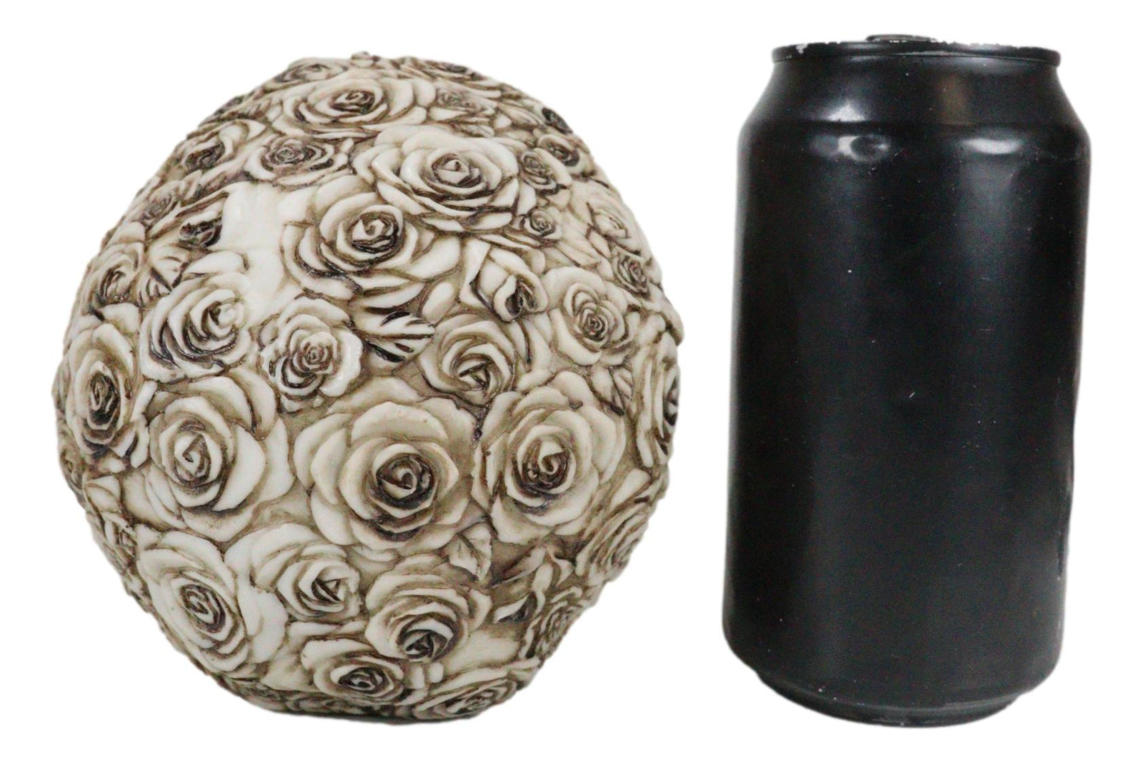 Ebros Tooled Ornate Floral Skull Figurine DOD Rose Sugar Skulls Statue ...