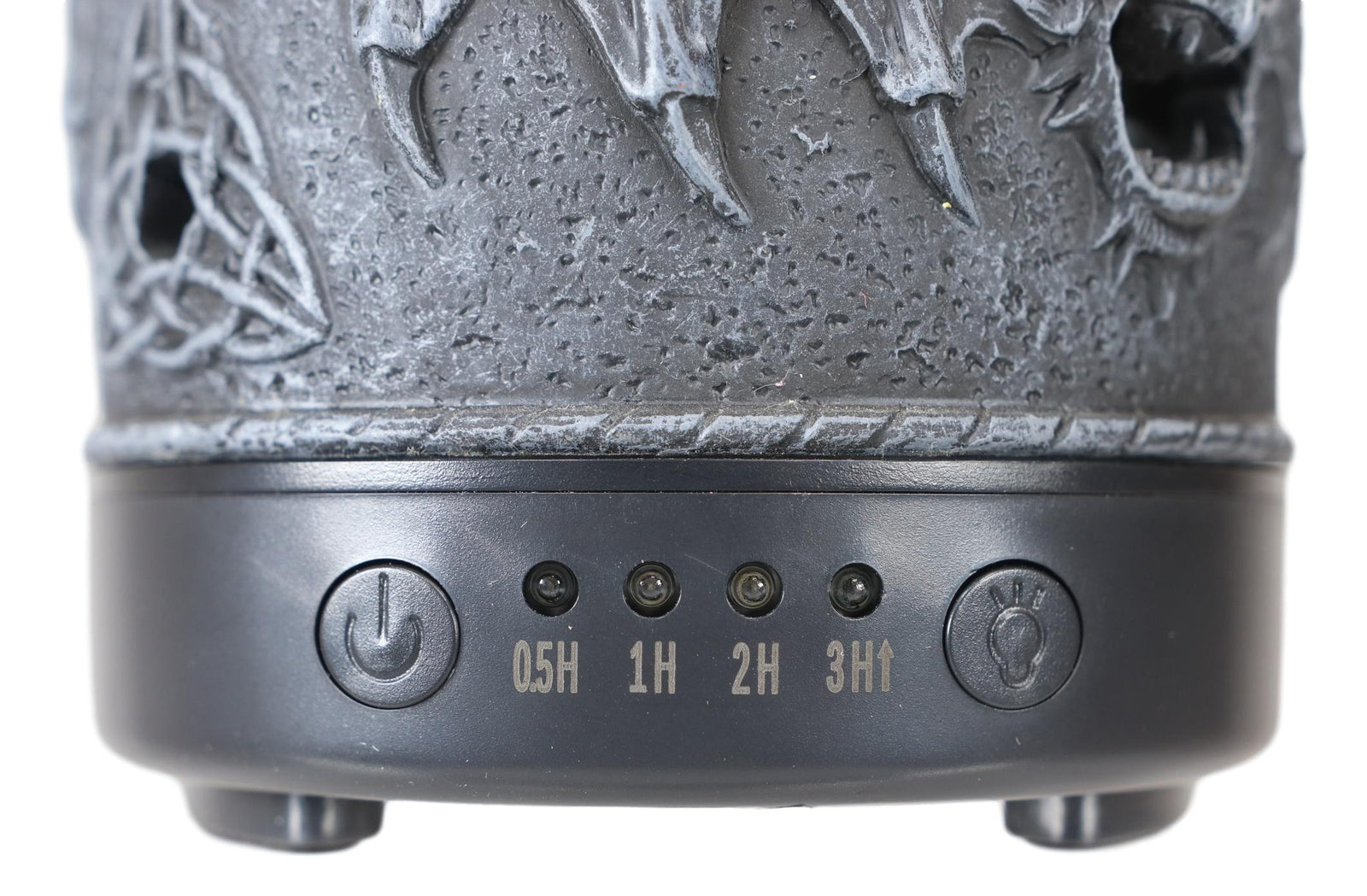 Ebros Celtic Knotwork Winged Dragon Skull Oil Diffuser With Colorful L ...