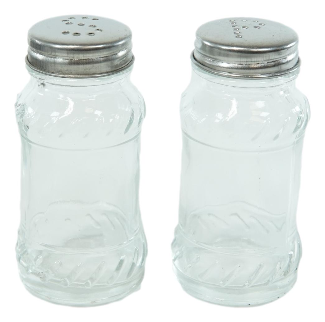 Turquoise Stone Holy Cross with Faux Wood Scroll Vines Salt Pepper Sha ...