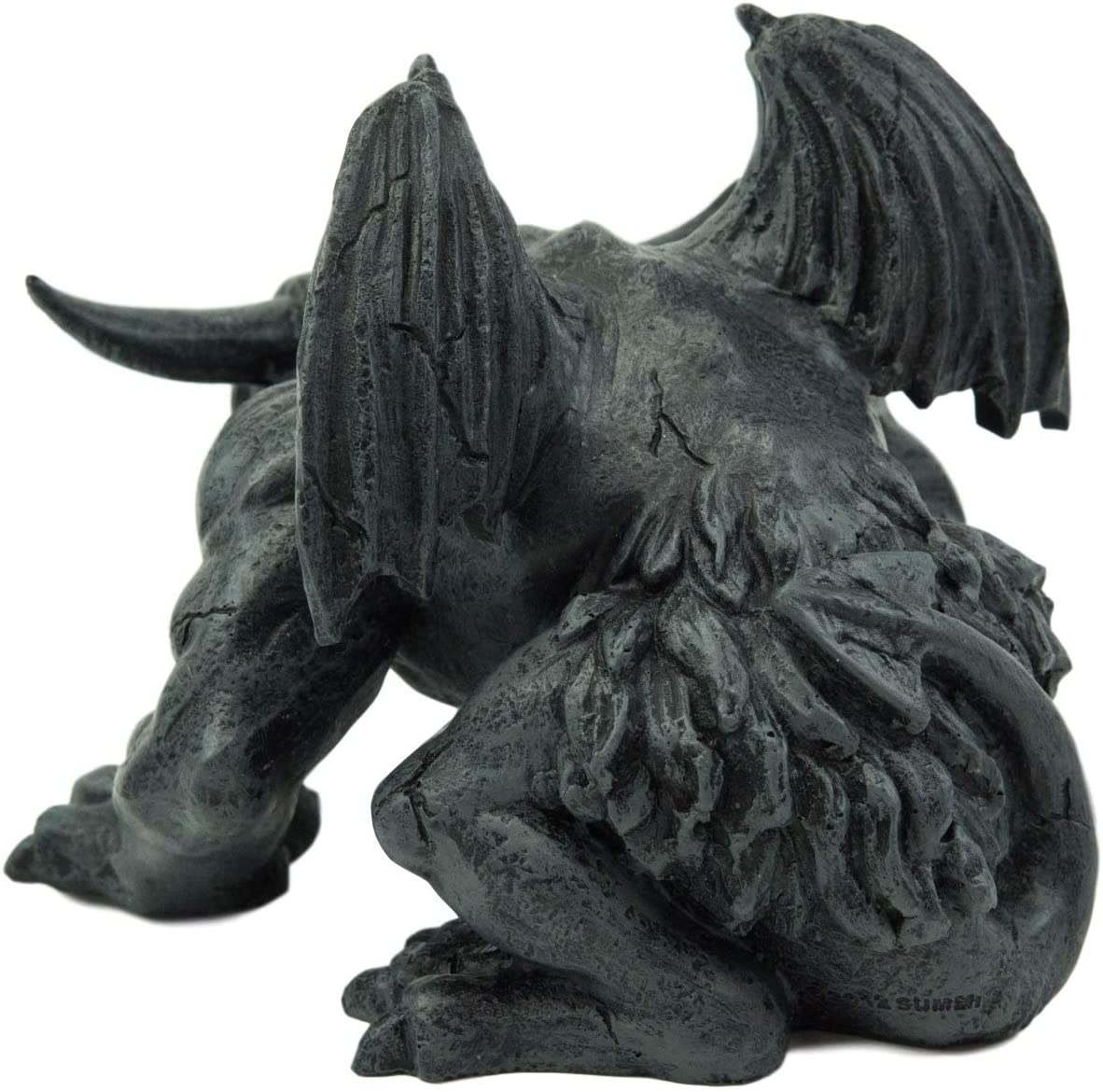 Ebros Gift Matador De Toros Winged Bull Horned Gargoyle Bellowing Stat