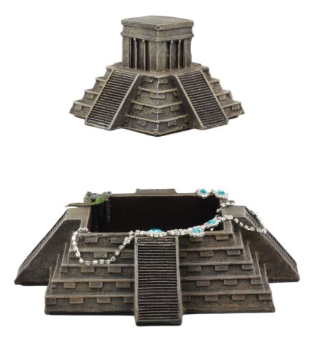 Mesoamerican Aztec Pyramid Of The Sun And Moon Decorative Jewelry Box ...