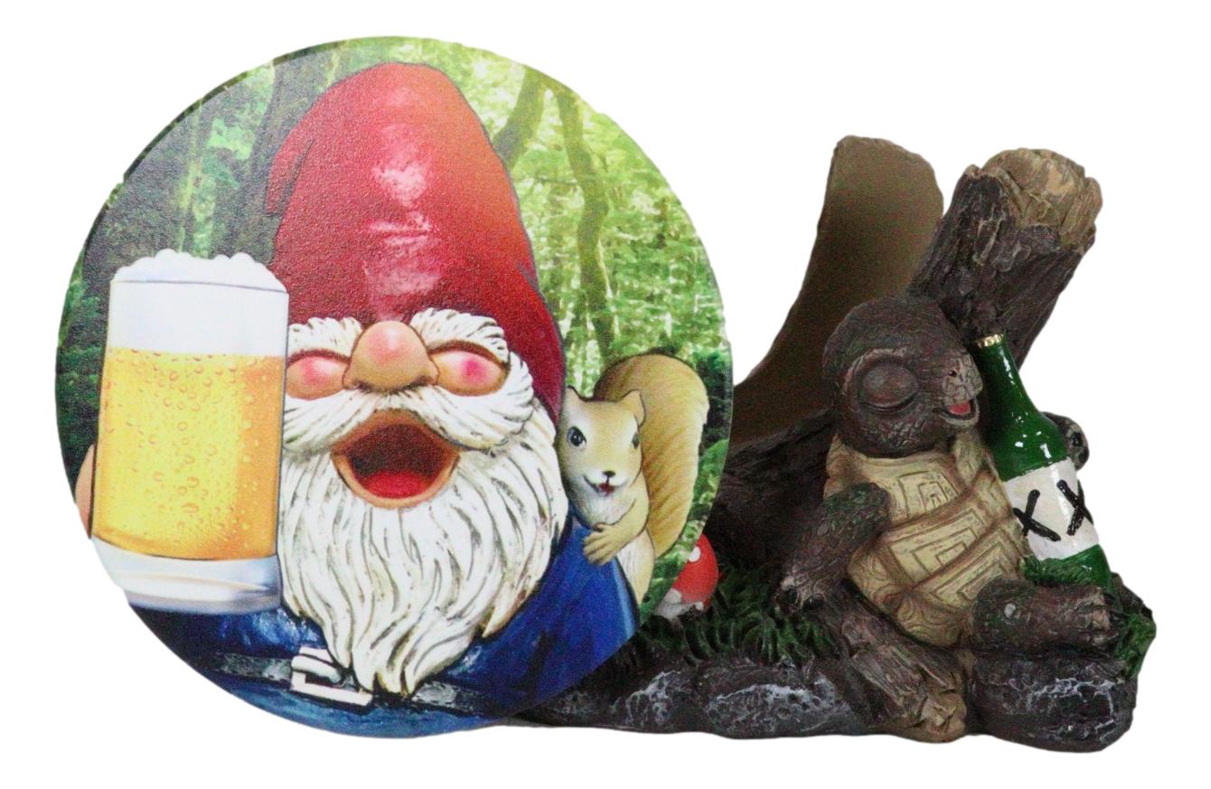 Life of The Party Gnome Toast And Drunk Turtle Tortoise Coasters And H ...