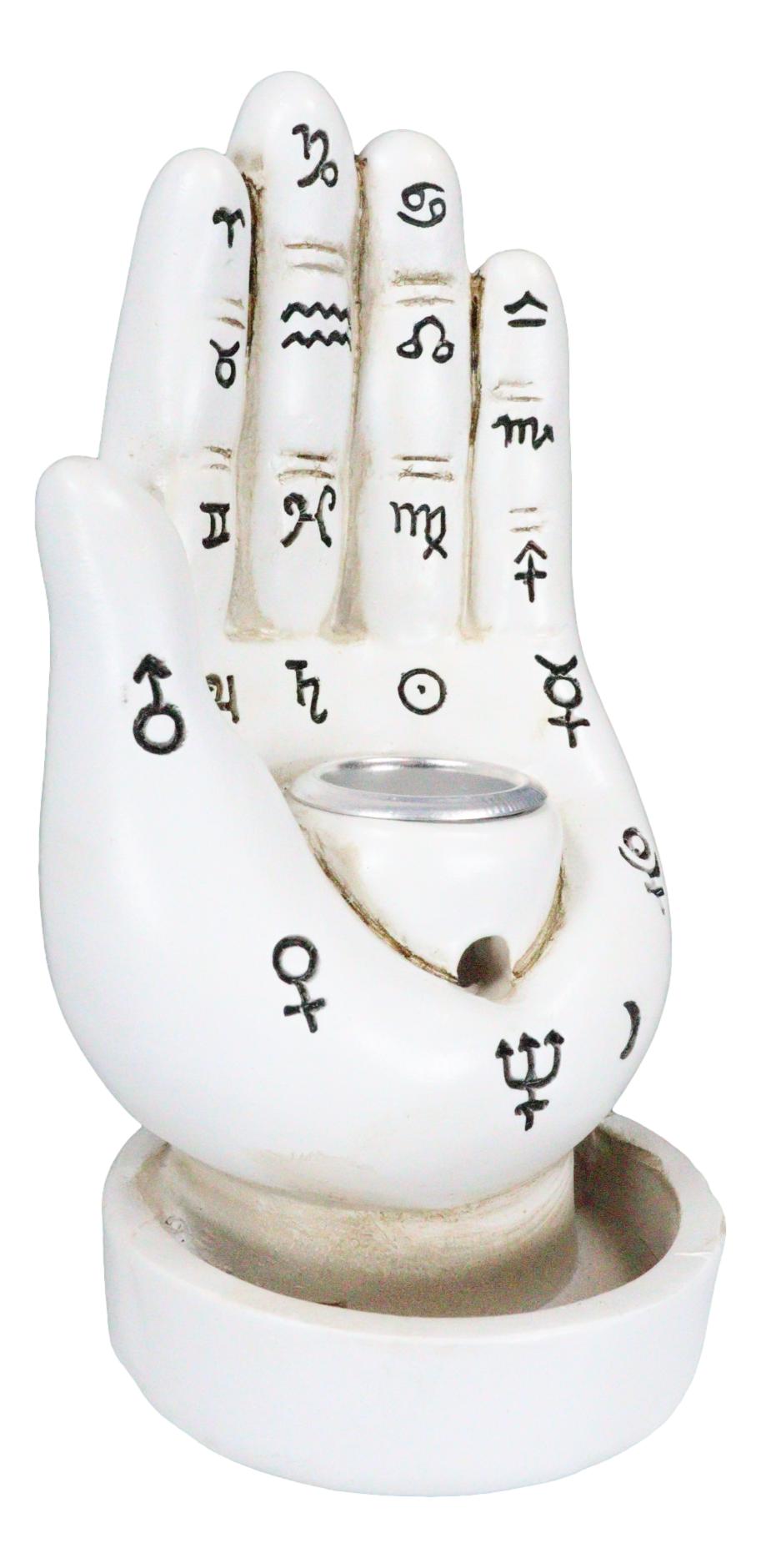 Wicca Fortune Teller Chirology Palmistry Hand Palm Backflow Incense Bu ...
