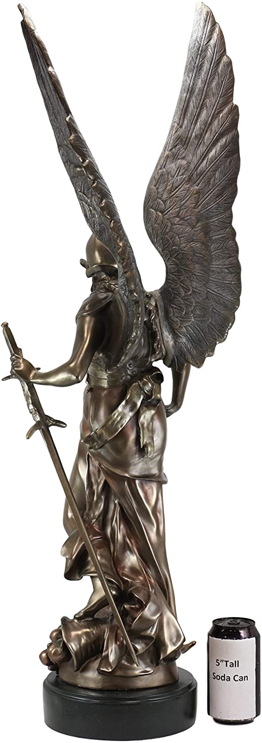 Ebros Large 35" Tall Winged Victory Angel of Justice with Sword & Helm ...