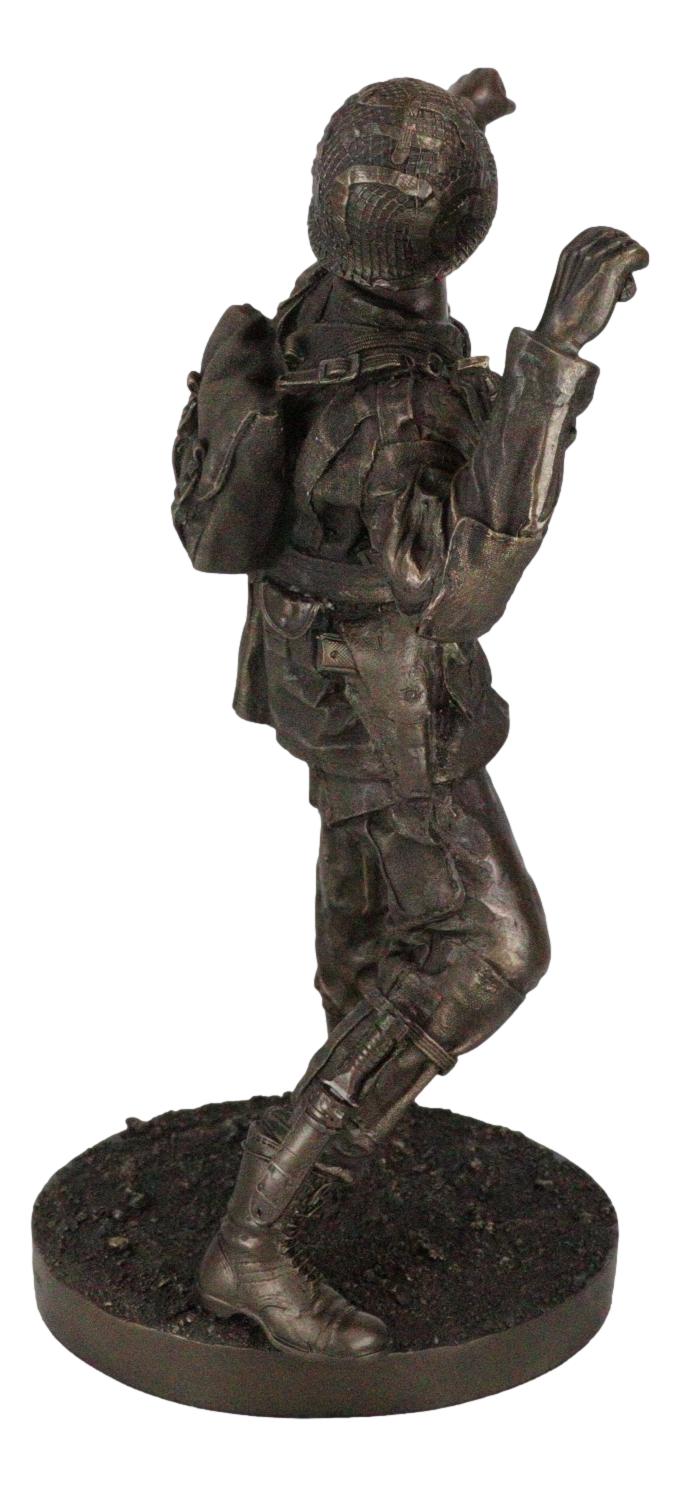 Ebros Gift Military WW2 Staff Sergeant Squad Commander Tossing Grenade