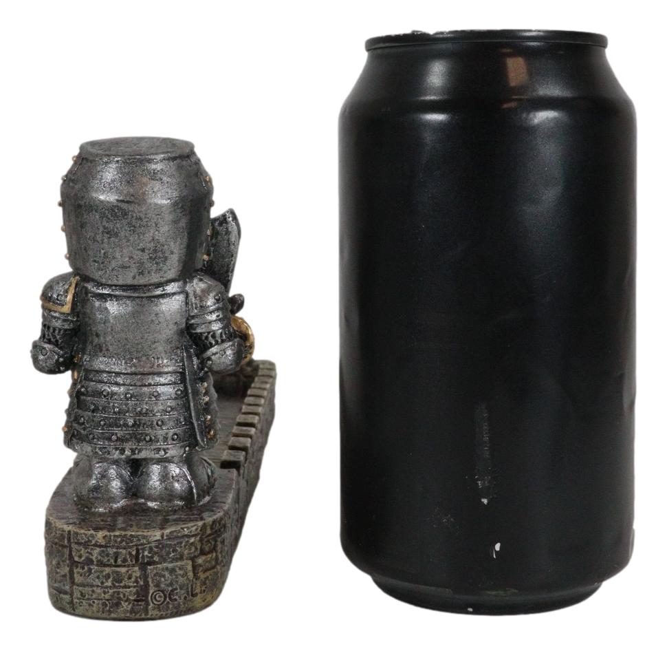 Medieval Knight of The Cross Templar Crusader On Castle Incense Burner ...