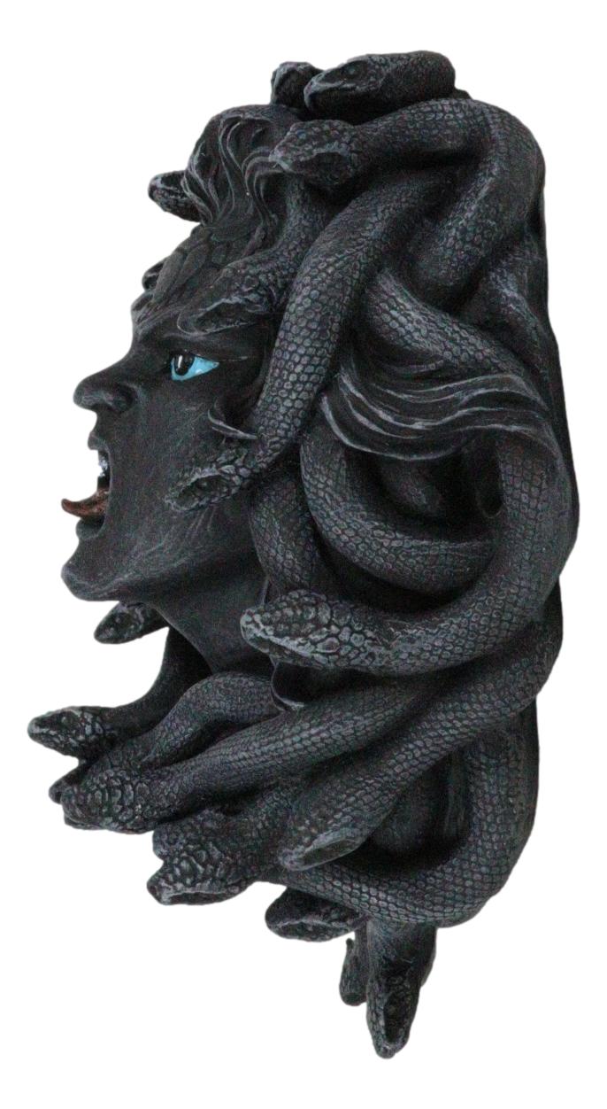 Greek Mythology Gorgon Medusa Gargoyle With Snake Hairs Wall Beer Bott ...
