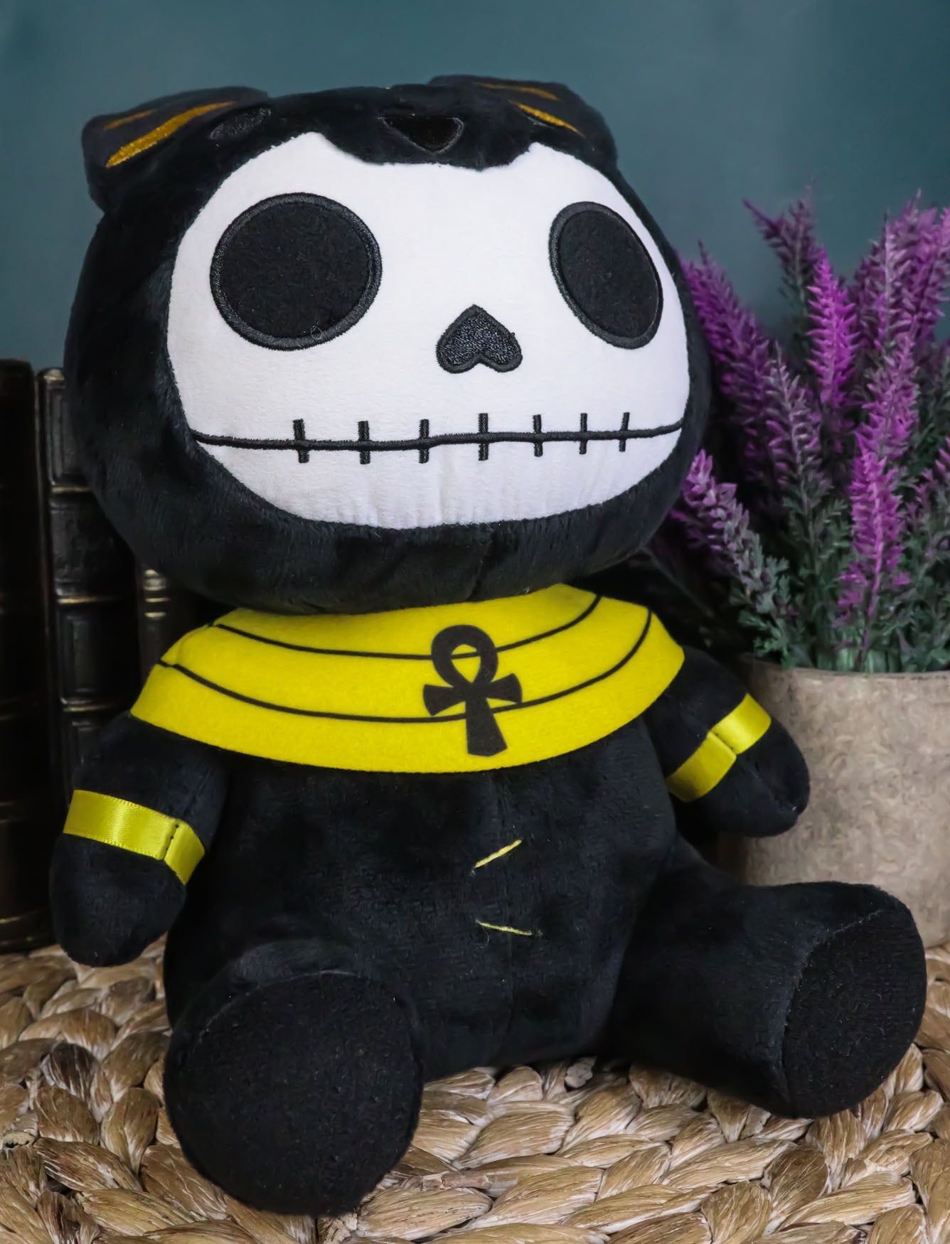 Egyptian Deity God Anubis Furrybones Skeleton Plush Toy Doll 11"H Furr ...