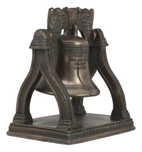 Ebros Independence Hall Liberty Bell Statue 5"Tall American Freedom ...
