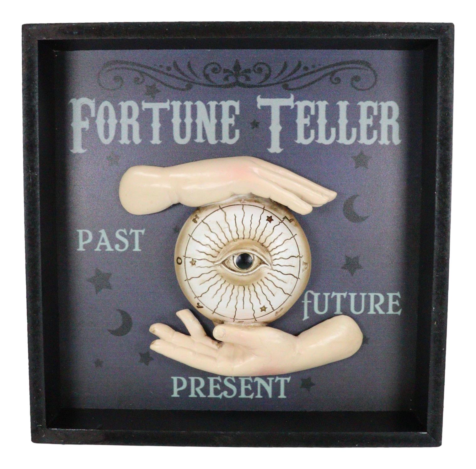 All Seeing Eye Fortune Teller Palms Past Future Present Wall Decor Wit ...