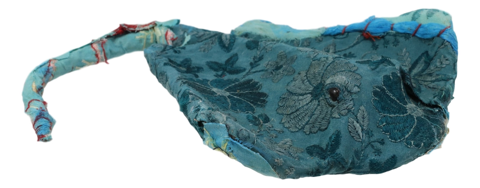 Marine Sea Ray Stingray Hand Crafted Paper Mache Colorful Sari Fabric ...