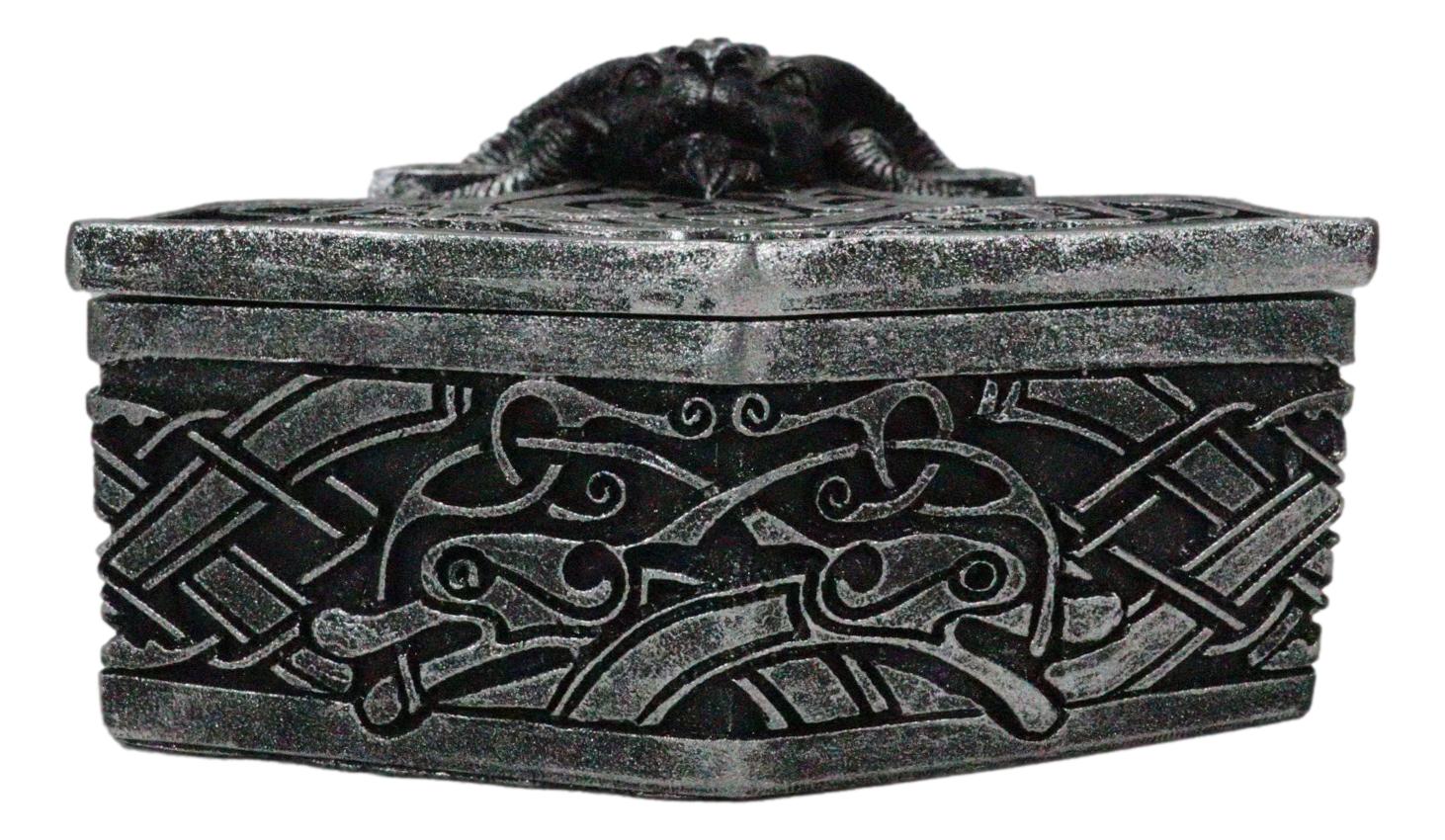 Viking Ram Skull Thor Hammer Mjolnir With Runes Knotwork Decorative Je ...