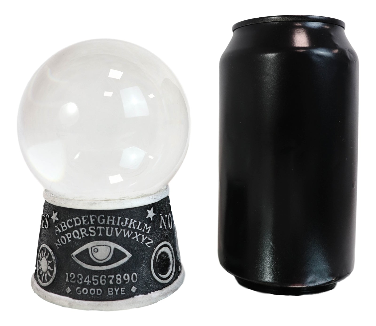 Wicca Ouija Spirit Board Evil Eye Planchette LED Glass Gazing Ball Fig ...