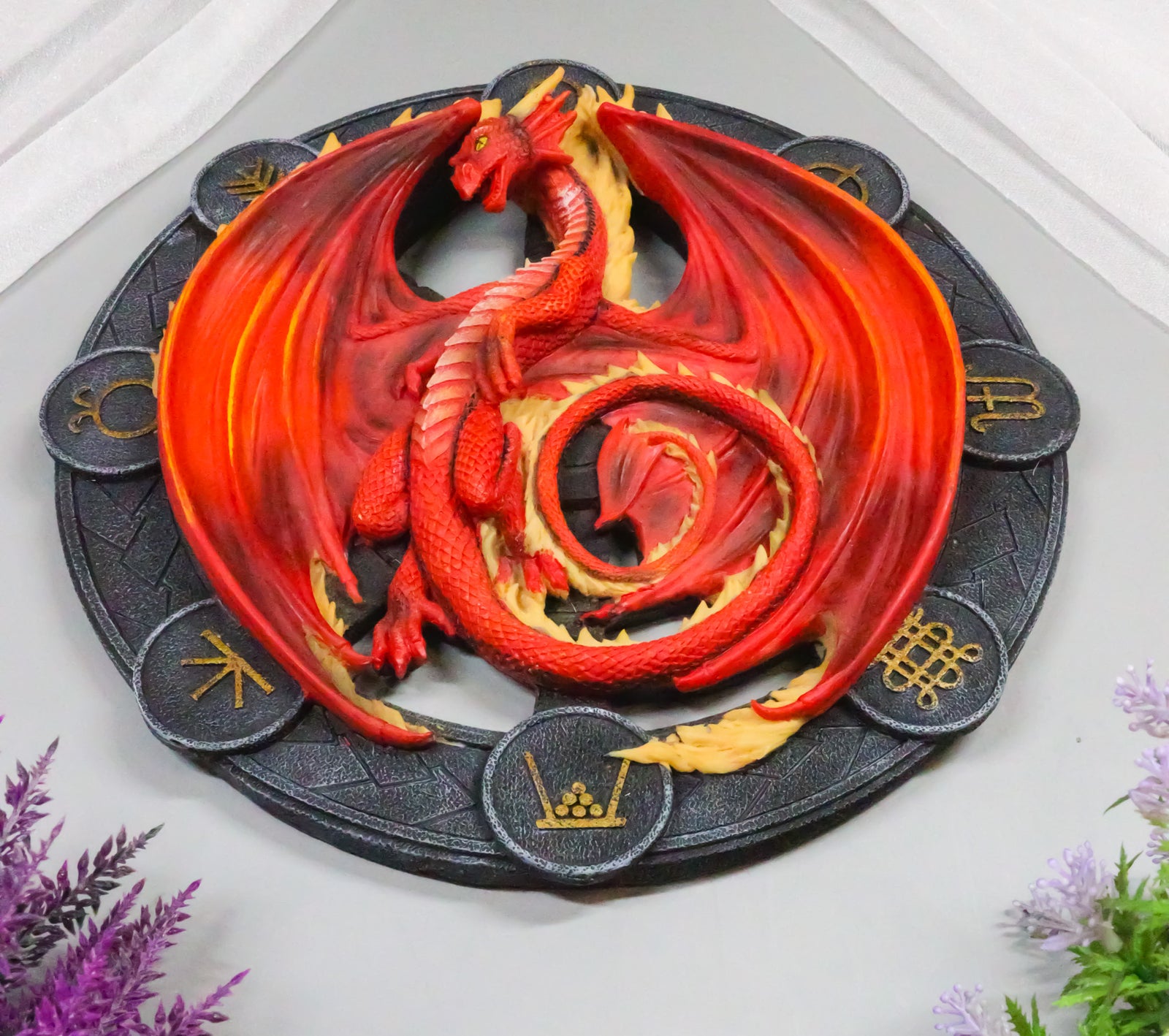 Beltane Drake Ember Flame Wheel of The Year Sabbats Of The Dragon Wall ...