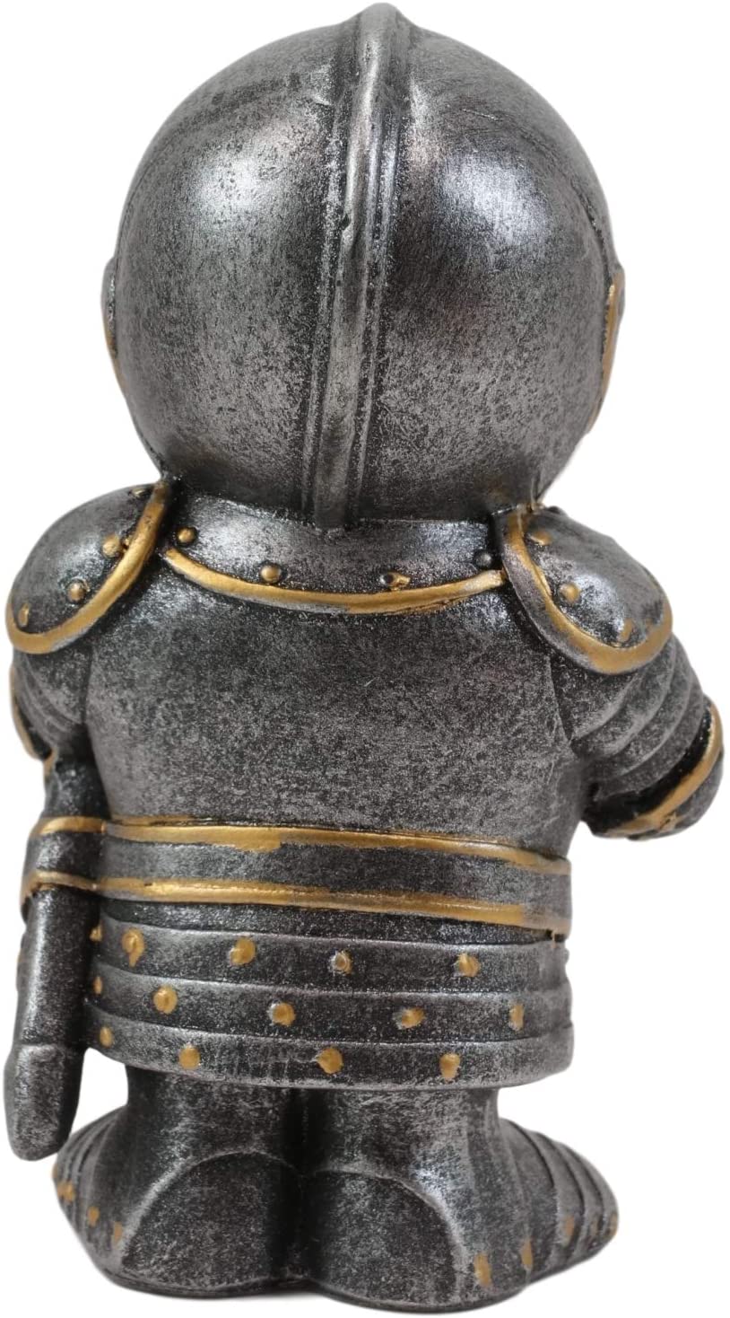 Ebros Anime Chibi Medieval Knight of The Cross Templar Crusader Figuri ...