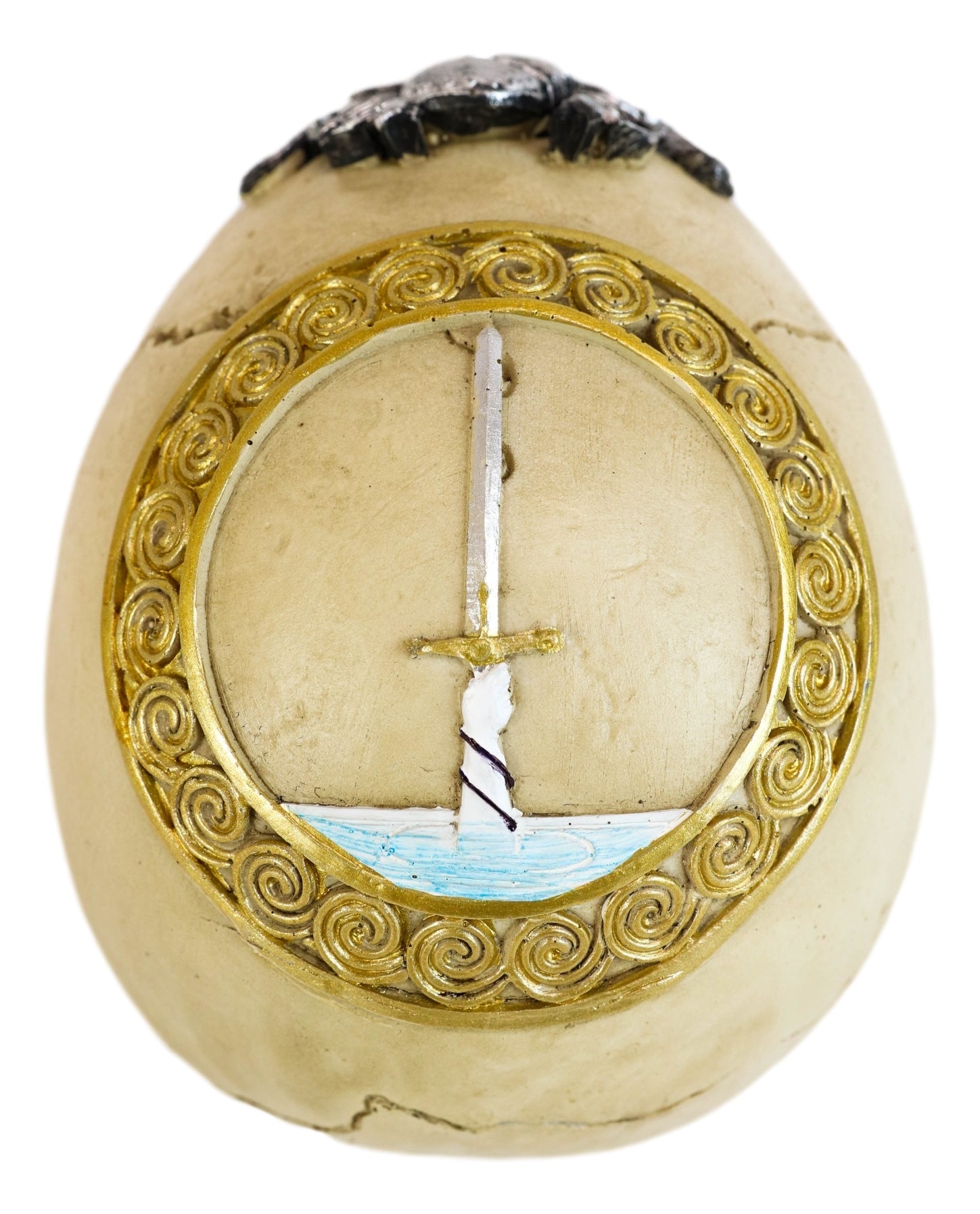 King Arthur And Roundtable Knights Sir Bedivere Excalibur Sword Skull ...