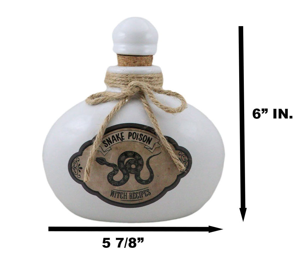 Ceramic Serpent Snake Poison Witch Recipes Mad Doctor Poison Prop Poti ...