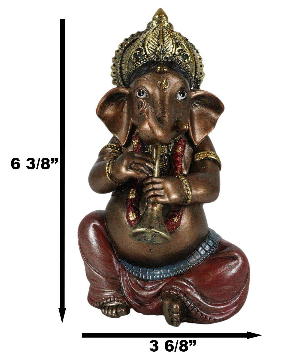 Ebros Celebration of Life and Arts Lord Ganesha Playing Shehnai Flute ...