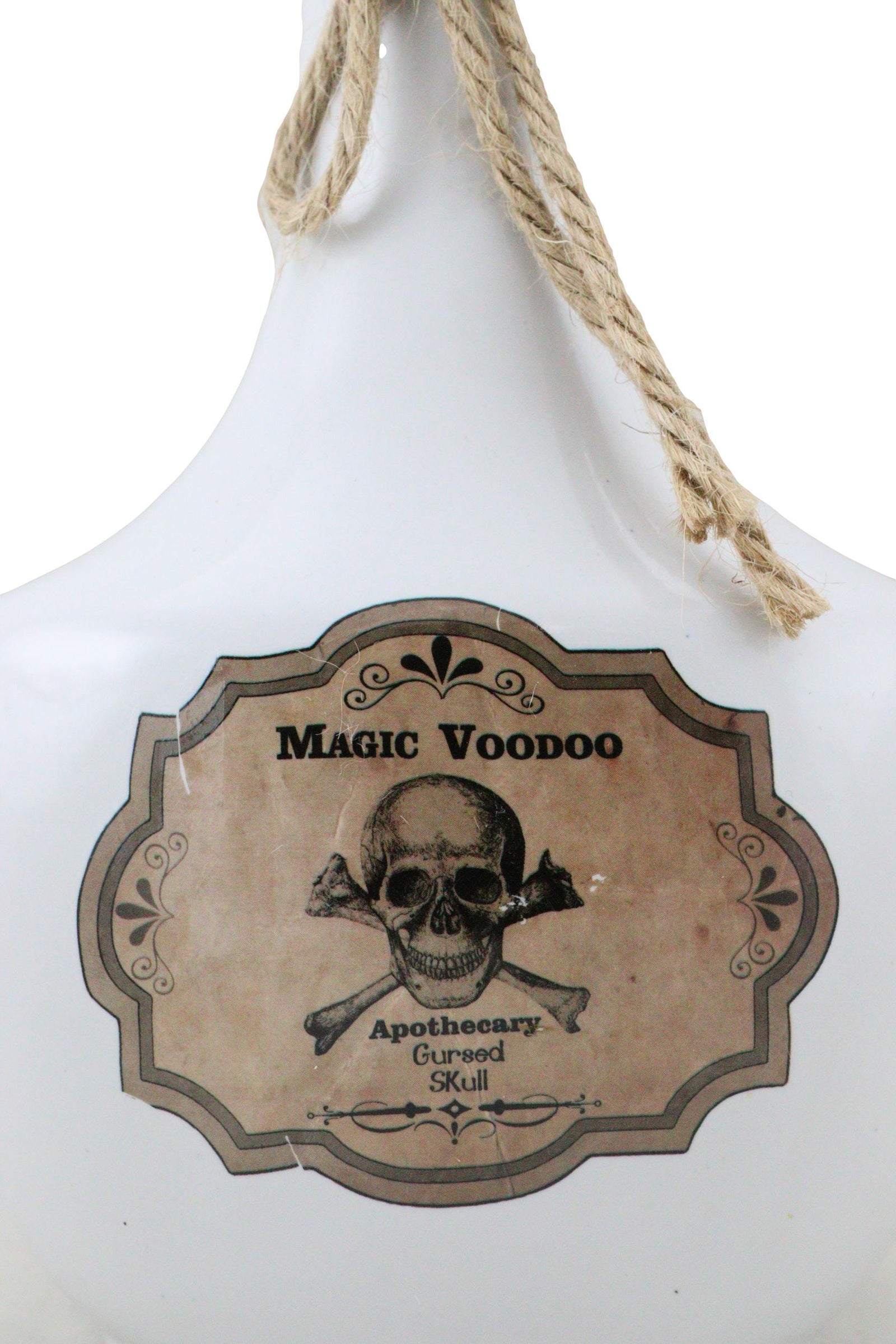 Ceramic Magic Voodoo Apothecary Cursed Skull Witch Poison Prop Potion ...