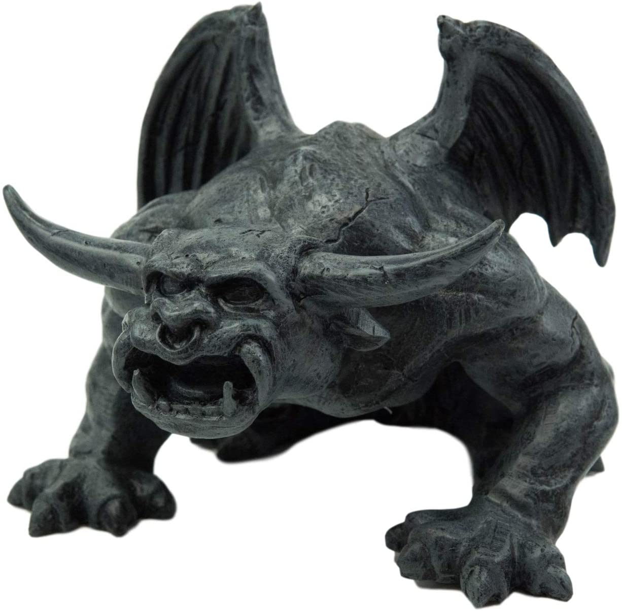 Ebros Gift Matador De Toros Winged Bull Horned Gargoyle Bellowing Stat