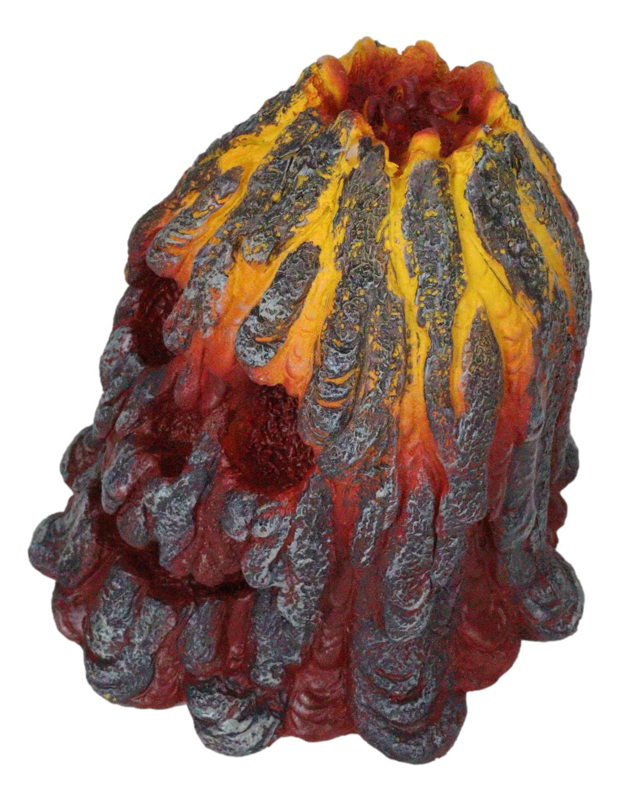 Ebros Gift Haunted Volcano Lava Magma Fire Grinning Skull LED Night ...