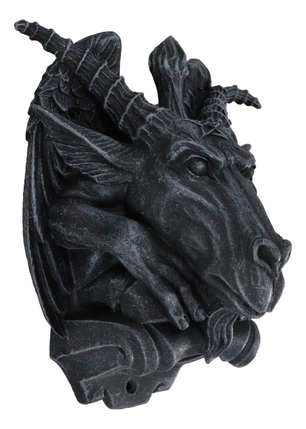 Divine Horned Sabbatic Goat Idol Samael Lilith Baphomet Wall Beer Bott ...